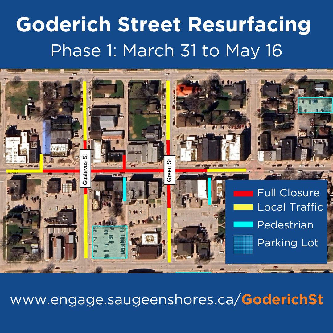 Phase 1 has begun! | Goderich Street (Hwy 21) Resurfacing | Engage ...